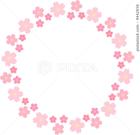 Cherry tree frame - Stock Illustration [9442656] - PIXTA