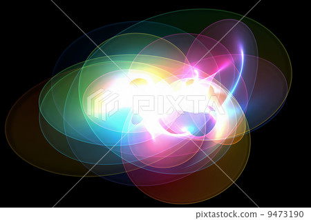 abstract colorful flash - Stock Illustration [9473190] - PIXTA
