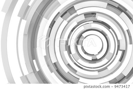 Cyber pattern (circle) - Stock Illustration [9473417] - PIXTA