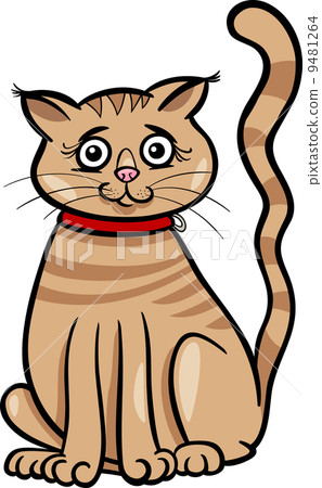 female cat cartoon illustration-插圖素材 [9481264] - PIXTA圖庫