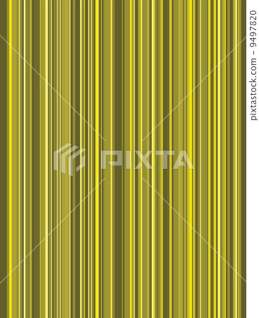 Yellow Pinstripe Background - Stock Illustration [9497820] - PIXTA