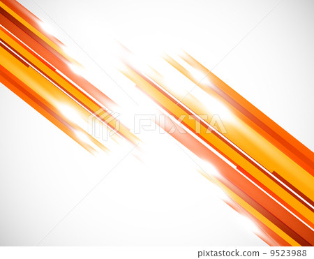 Orange straight lines-插圖素材 [9523988] - PIXTA圖庫