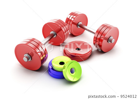 Dumbbells - Stock Illustration [9524012] - PIXTA