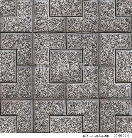 Granular Paving Slabs. Seamless Tileable Texture. - Stock Illustration ...