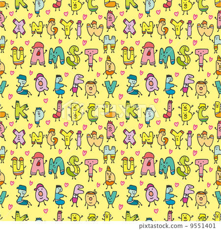 abc, texture, vector - Stock Illustration [9551401] - PIXTA