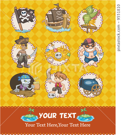 skeleton, sailor, pirate - Stock Illustration [9551810] - PIXTA