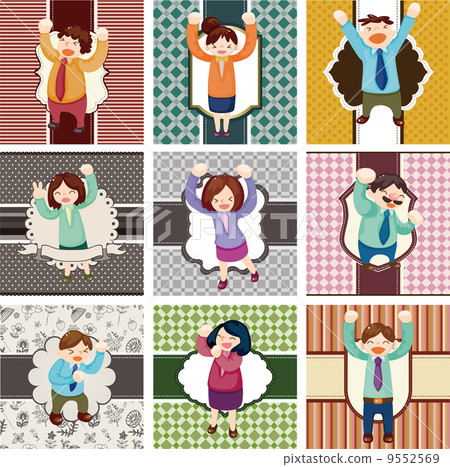 adorable, cheer, joy - Stock Illustration [9552569] - PIXTA