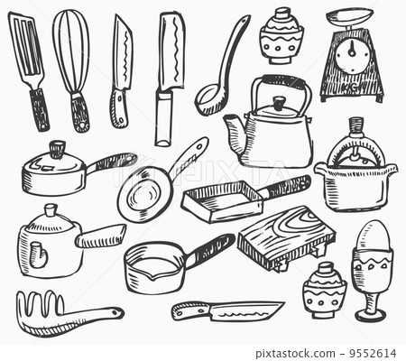 cooking, collection, art - Stock Illustration [9552614] - PIXTA