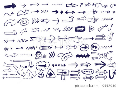 drawing, pointer, doodled - Stock Illustration [9552930] - PIXTA