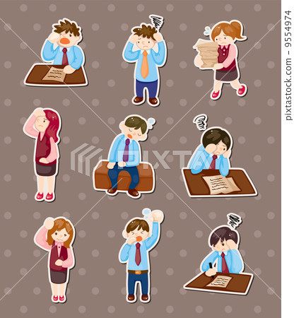 afraid, boss, adorable - Stock Illustration [9554974] - PIXTA