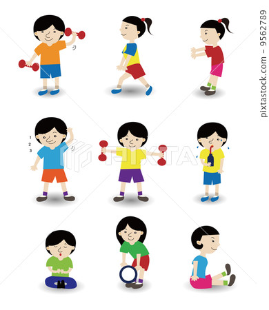 movement, motion, play - Stock Illustration [9562789] - PIXTA
