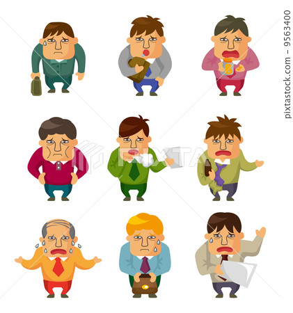 people, afraid, boss - Stock Illustration [9563400] - PIXTA