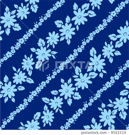 Bias flower pattern seamlessly - Stock Illustration [9583310] - PIXTA