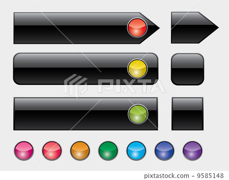 vector buttons - Stock Illustration [9585148] - PIXTA