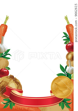 Illustration frame of curry material - Stock Illustration [9662615] - PIXTA