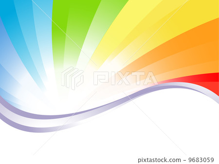Vector colorful background; clip-art - Stock Illustration [9683059] - PIXTA