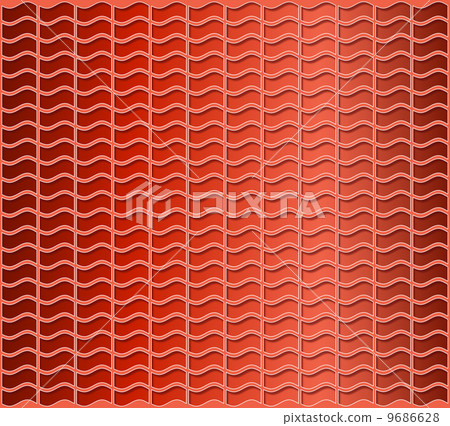red flag pattern - Stock Illustration [9686628] - PIXTA
