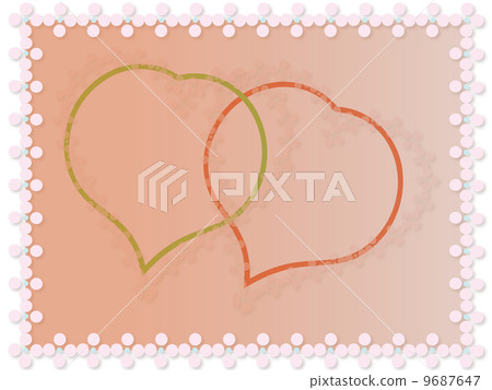 Heart, love, heart, message card - Stock Illustration [9687647] - PIXTA