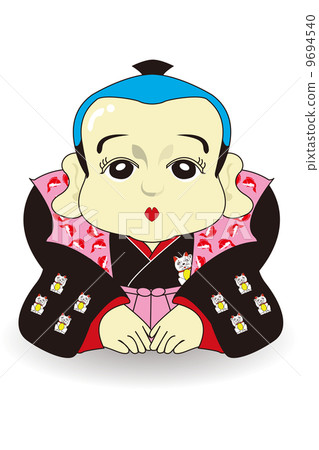 Fukusuke doll illustration - Stock Illustration [9694540] - PIXTA