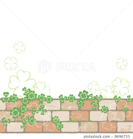 Clover and brick - Stock Illustration [9696733] - PIXTA