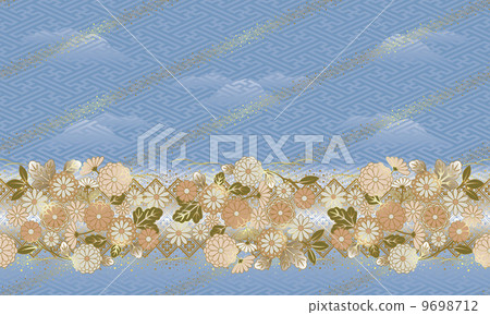 Japanese style ground pattern. Seamless pattern - Stock Illustration ...