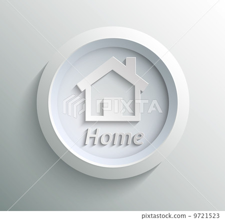 Icon home-插圖素材 [9721523] - PIXTA圖庫