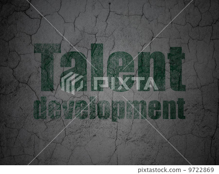 Education concept: Talent Development on grunge... - Stock Illustration ...