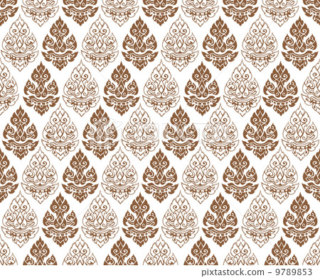 Artistic of traditional line thai. - Stock Illustration [9789853] - PIXTA