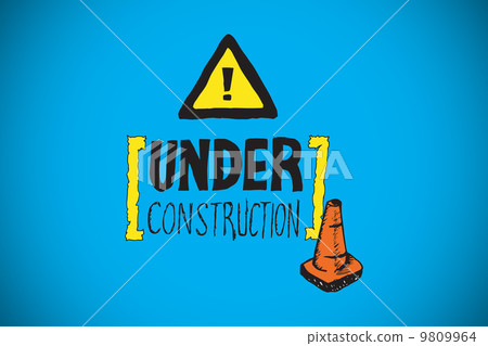 Composite image of under construction doodle - Stock Illustration ...