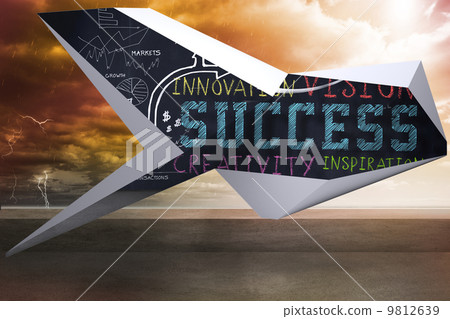 Composite image of success plan on abstract screen - Stock Illustration ...