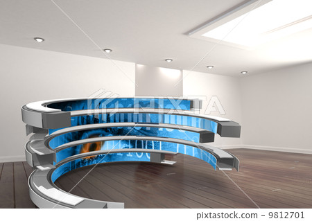 Composite image of binary code on abstract screen - Stock Illustration ...