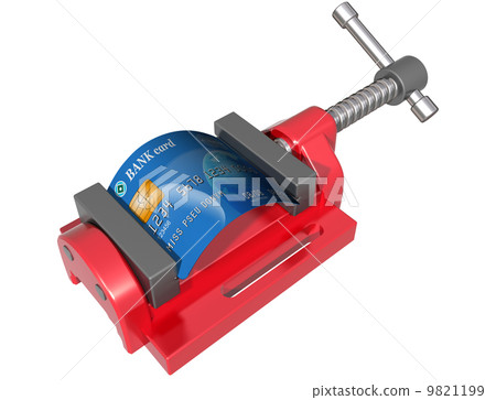 Credit squeeze-插圖素材 [9821199] - PIXTA圖庫