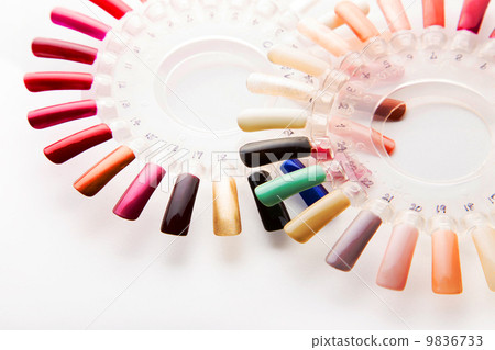 Nail color chart color sample - Stock Photo [9836733] - PIXTA