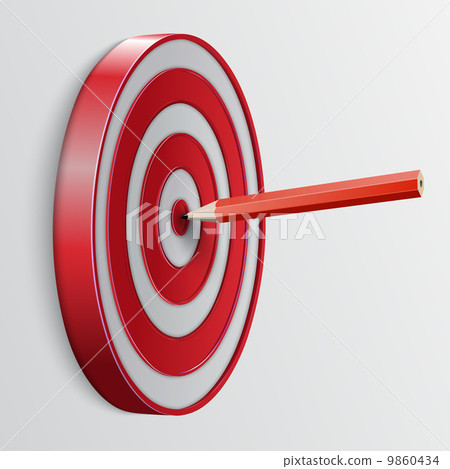 Right on Target - Stock Illustration [9860434] - PIXTA