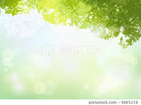 Sky early summer background fresh green nature - Stock Illustration ...