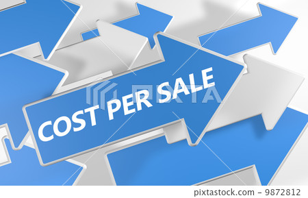 Cost per Sale - Stock Illustration [9872812] - PIXTA