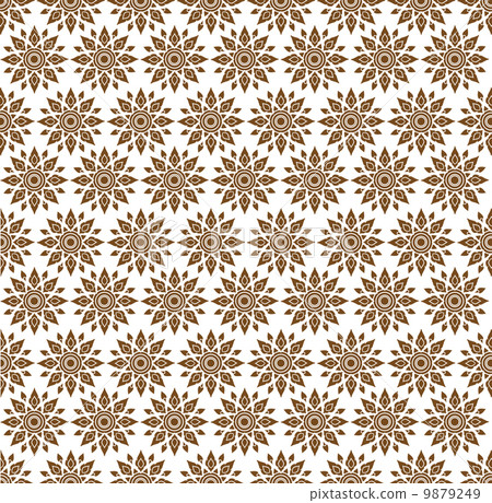 Artistic of traditional line thai Vector... - Stock Illustration ...