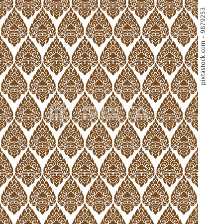 Artistic of traditional line thai Vector... - Stock Illustration ...