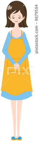 Apologi female apologize - Stock Illustration [9879584] - PIXTA