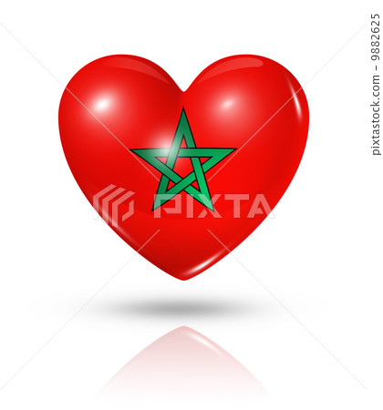 Love Morocco, heart flag icon - Stock Illustration [9882625] - PIXTA
