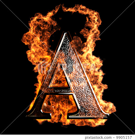 burning Letter - Stock Illustration [9905157] - PIXTA