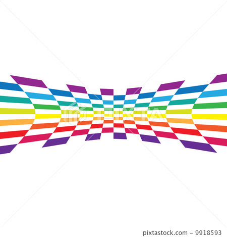 Abstract Rainbow Layout - Stock Illustration [9918593] - PIXTA