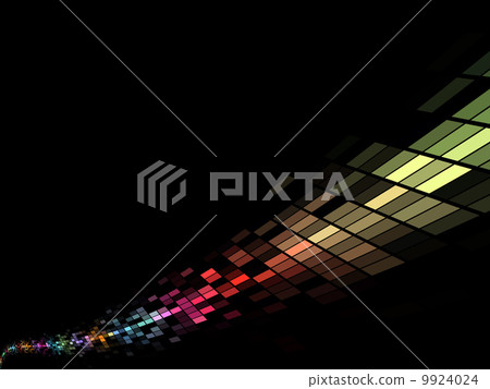 Colorful mosaic stream vector background - Stock Illustration [9924024 ...