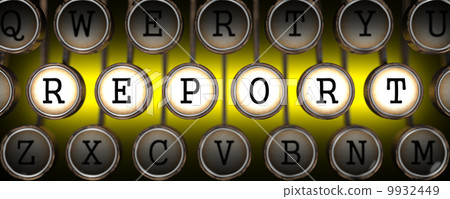 Report on Old Typewriter's Keys. - Stock Illustration [9932449] - PIXTA