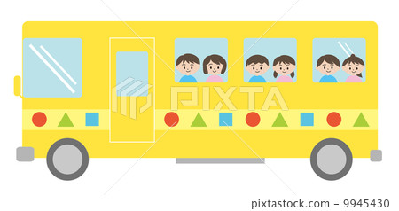 Kindergarten bus - Stock Illustration [9945430] - PIXTA