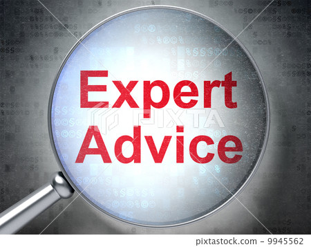 Law concept: Expert Advice with optical glass - Stock Illustration [9945562] - PIXTA