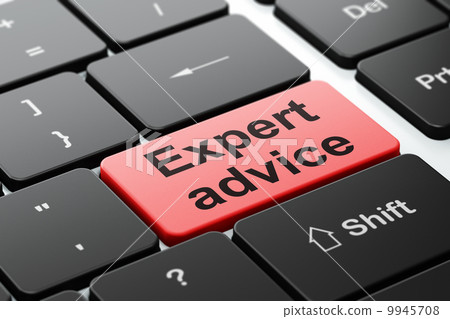 Law concept: Expert Advice on computer keyboard... - Stock Illustration ...