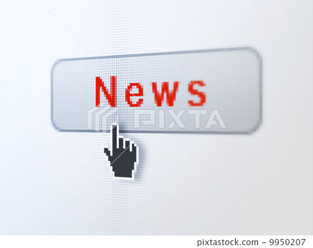 News concept: News on digital button background - Stock Illustration ...