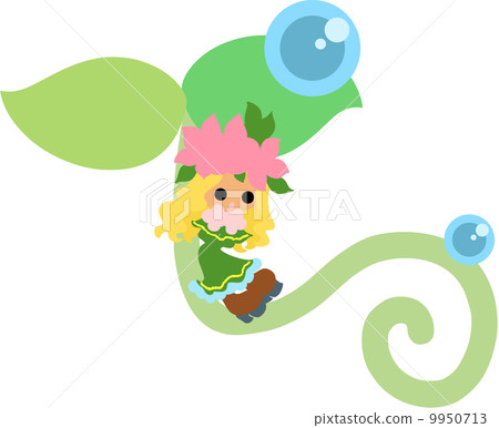 Wakaba fairy - Stock Illustration [9950713] - PIXTA