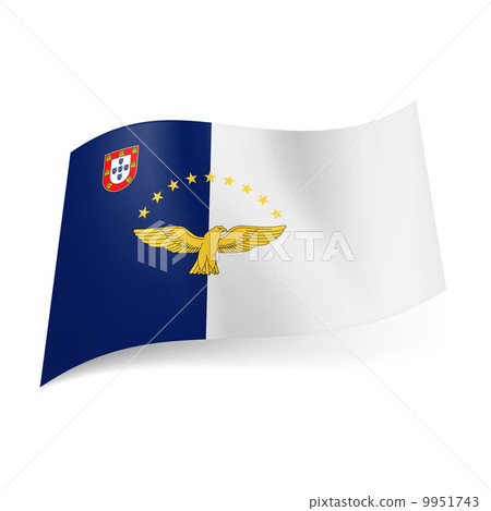 Flag of Azores - Stock Illustration [9951743] - PIXTA